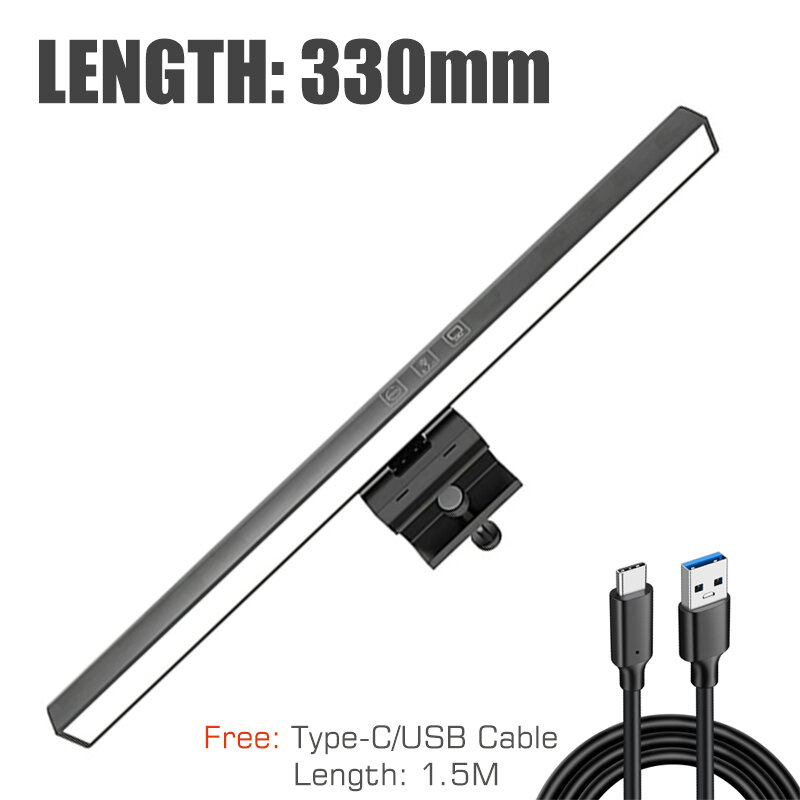 Eye-Care Desk Lamp 50cm LED Computer PC Monitor Screen Light Bar ...