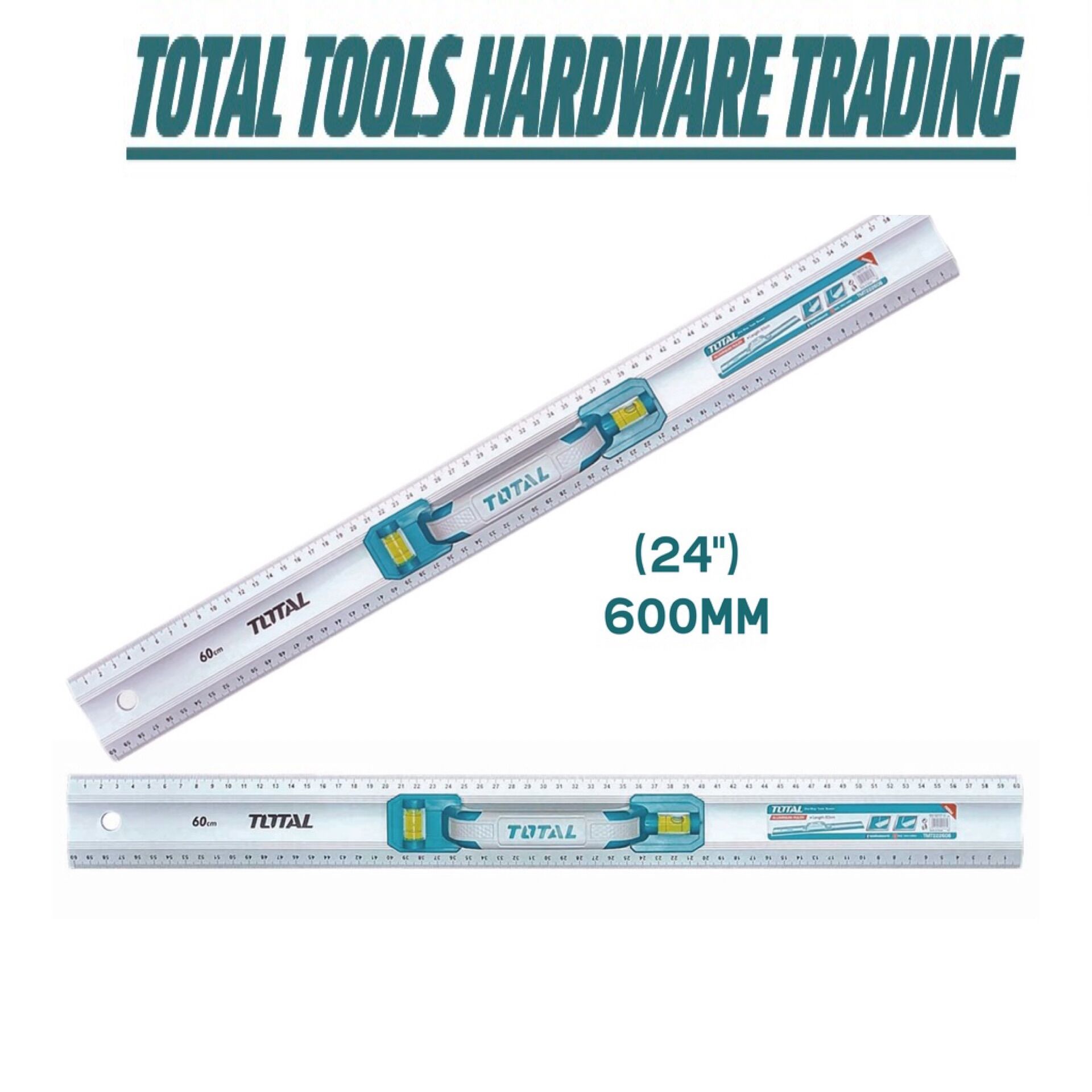 Total Aluminium Ruler (600mm) TMT222606 | Lazada