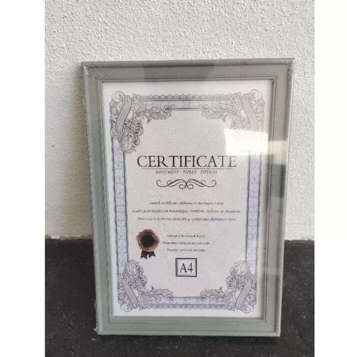 A4 Certificate Frame/Frame gambar A4/a4 Bingkai sijil Photo Frame Deco ...