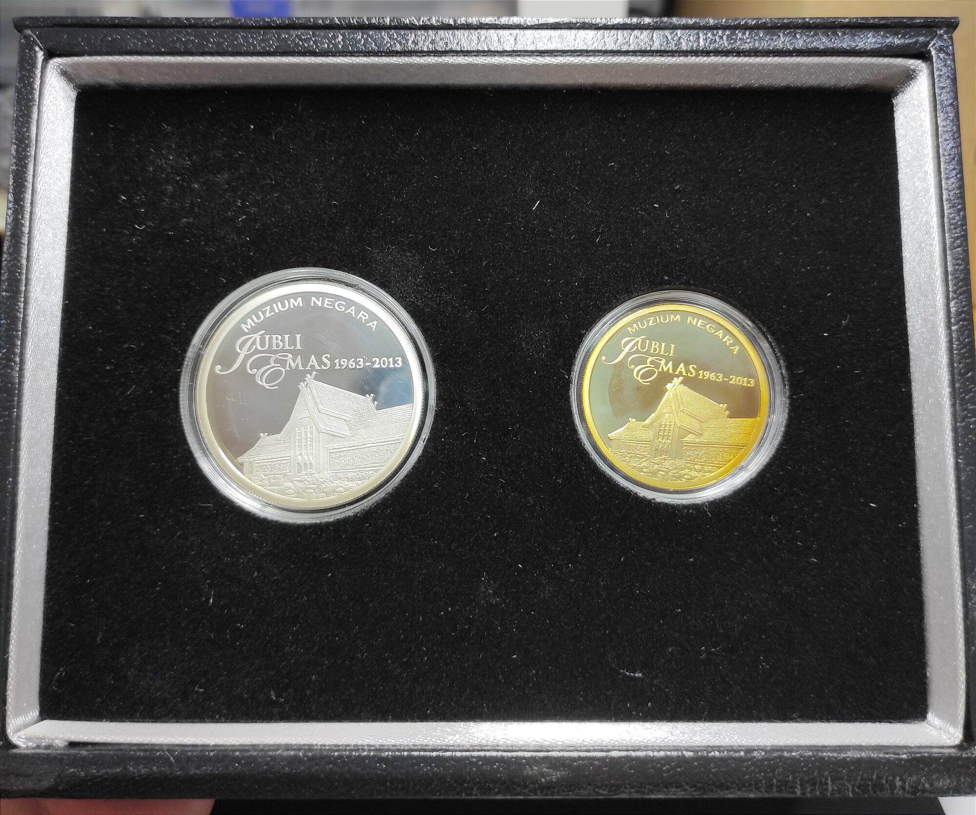 Malaysia Jubli Emas Muzium Negara Commemorative PROOF Silver and Nordic ...