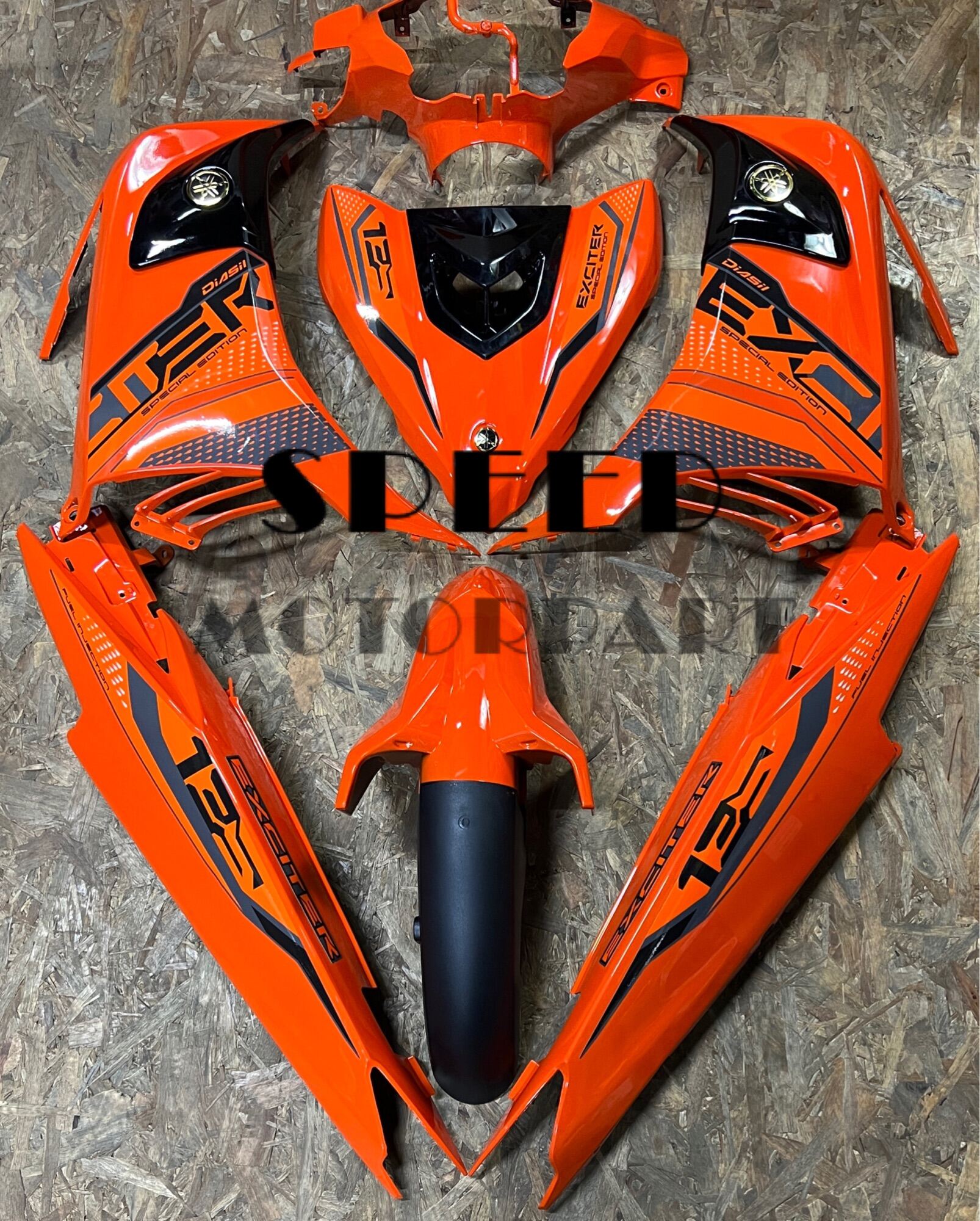 HLD YAMAHA LC135 COVER SET EXCITER OREN | Lazada