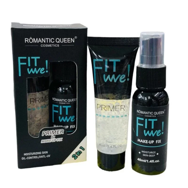 READY STOCK ROMANTIC QUEEN FIT WE 2IN1 PRIMER & MAKEUP FIX BORONG | Lazada