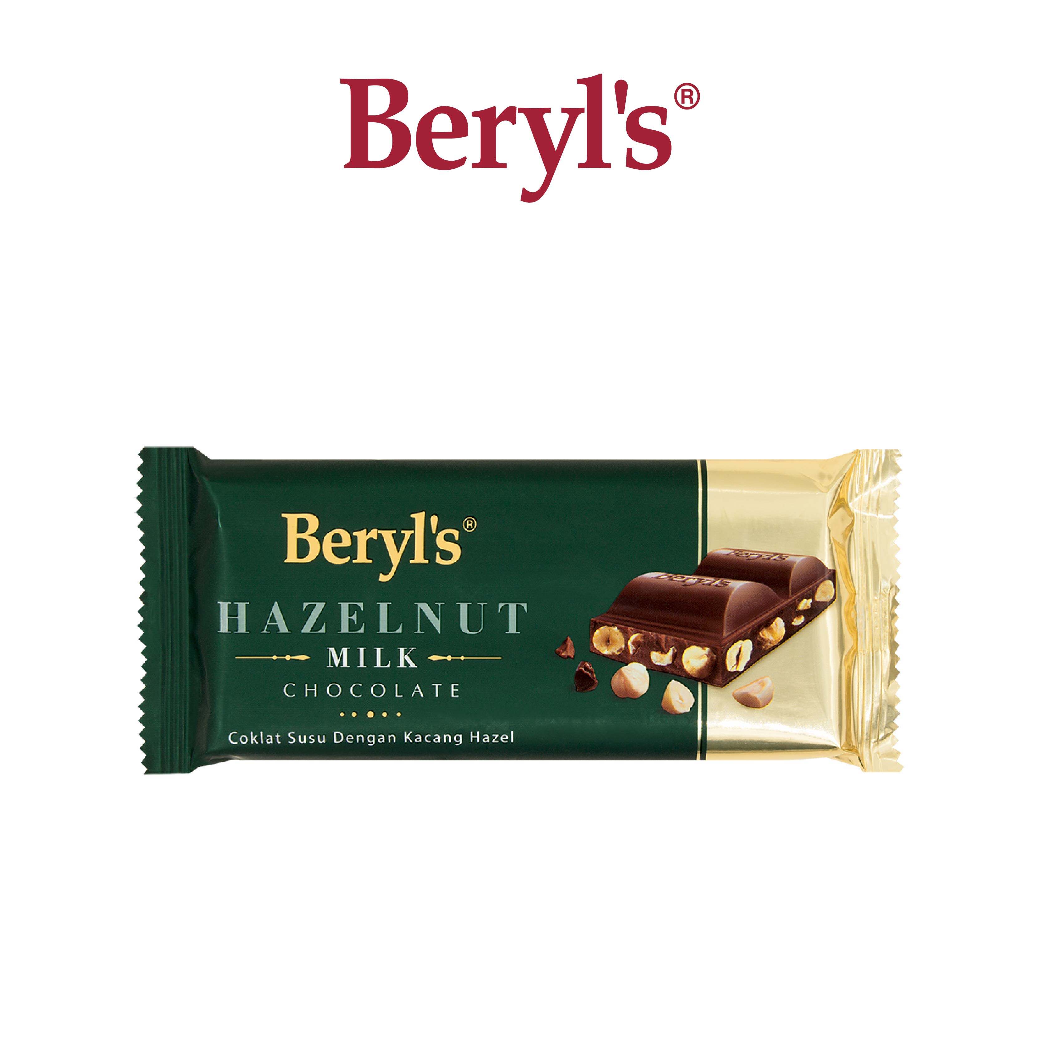Beryl's Hazelnut Milk Chocolate Bar 90g | Lazada