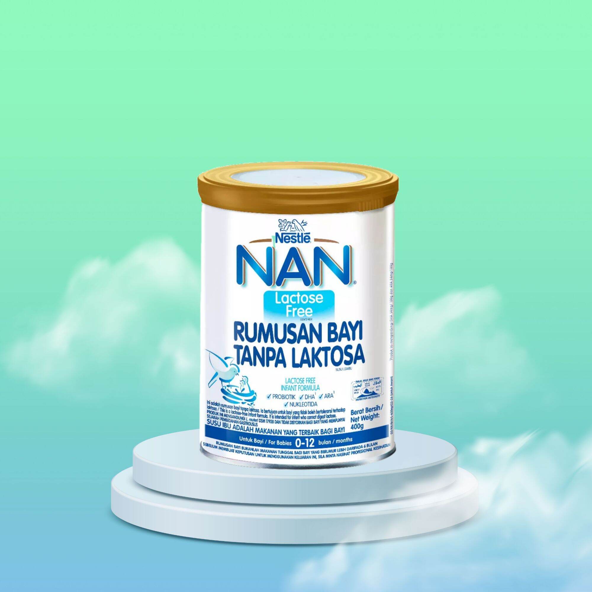 Nestle NAN Lactose Free 0-12 bulan 400g | Lazada