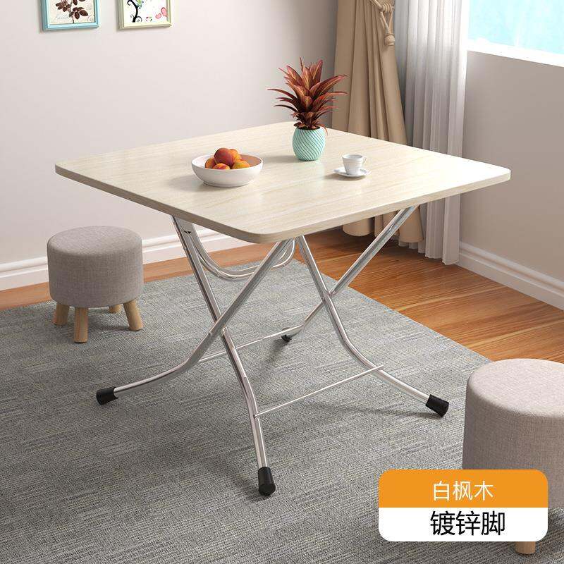 Foldable Table Household Small Apartment Dining Table Outdoor Stall ...