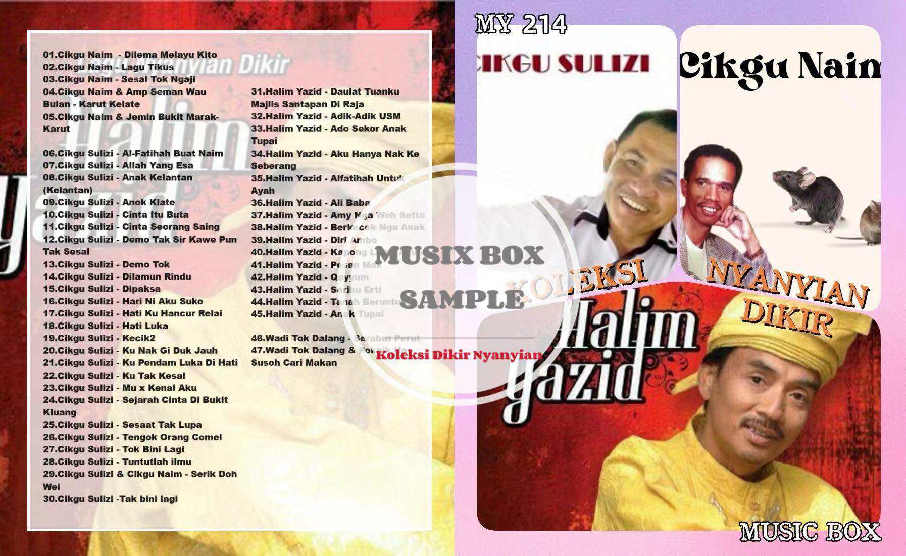 USB pendrive MP3 song MY 214-Koleksi Lagu Dikir Nyanyian (cikgu sulizi ...