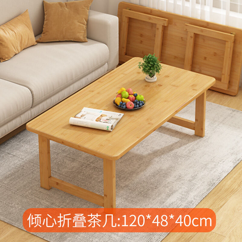 Bay Window Small Table Foldable Kang Table Household Solid Wood Tatami ...