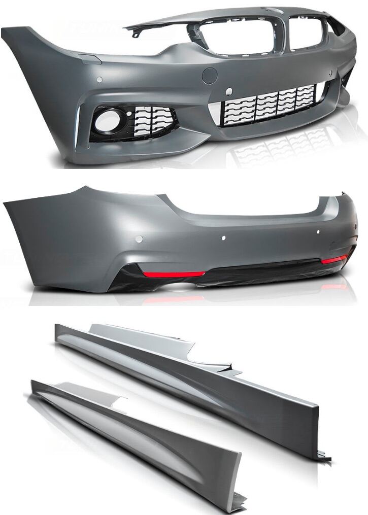 BMW F32 F33 F36 M sport bodykit body kit front side rear Bumper skirt ...