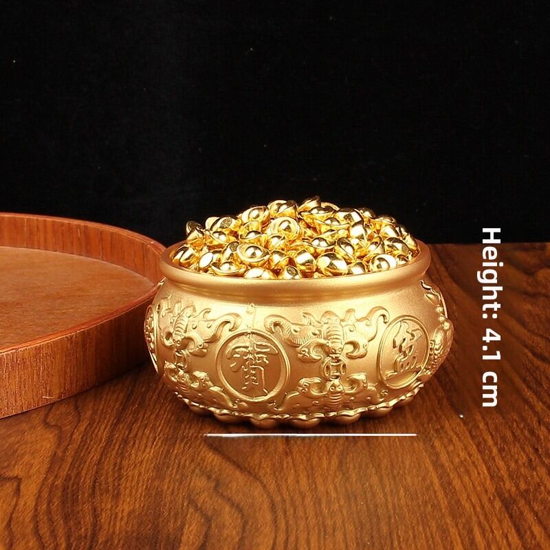 Large And Small Pure Brass Finished Product Wealth Attraction Treasure ...