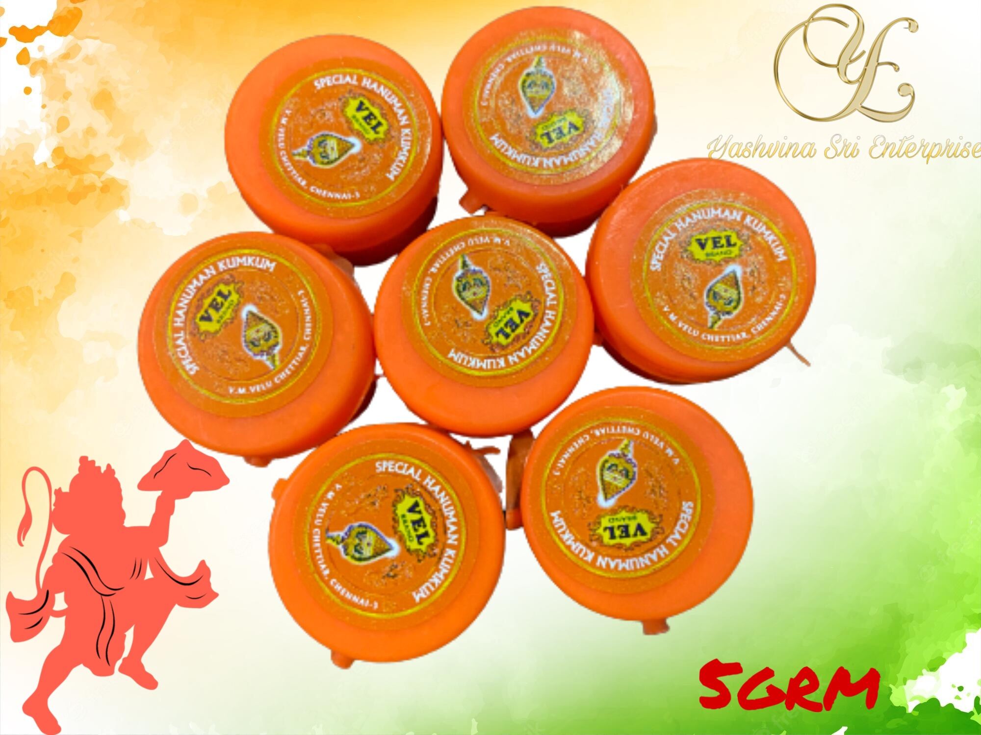 Vel Brand Hanuman Senthuram/Sindoor/Kumkum | Lazada