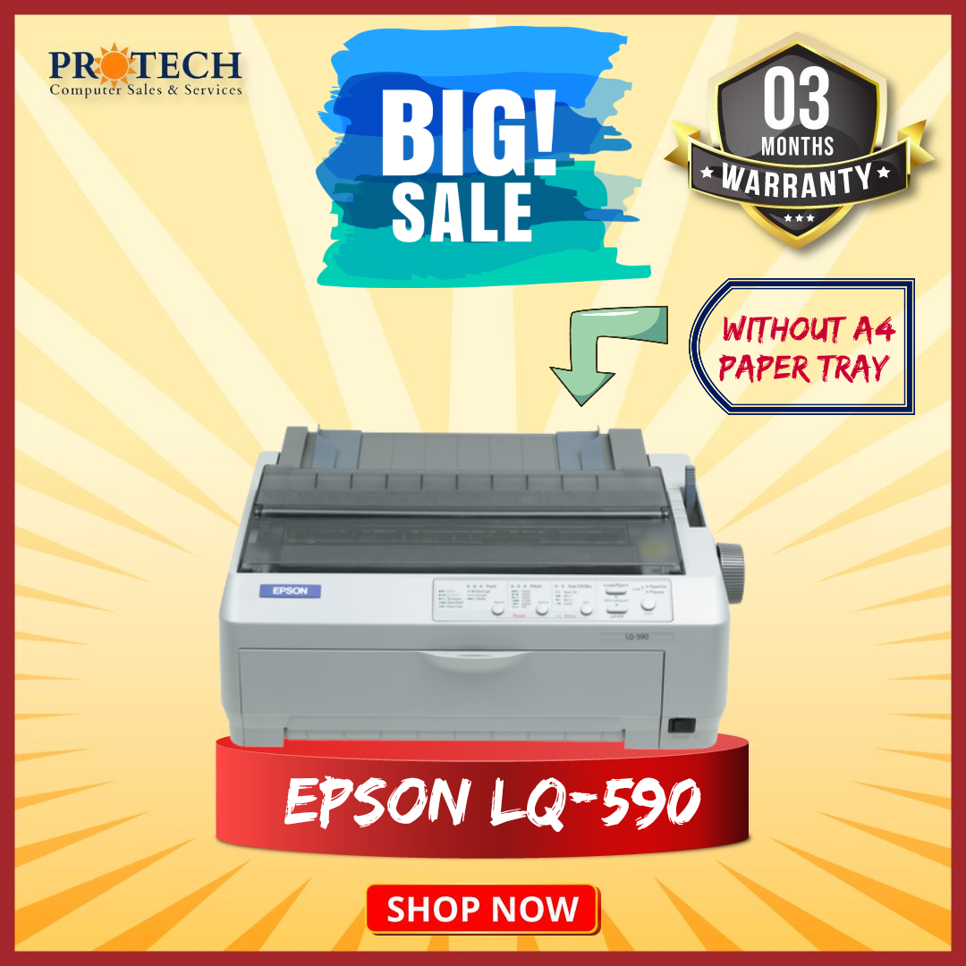 EPSON LQ-590 LQ590 LQ 590 DOTMATRIX PRINTER (REFURBISHED) | Lazada