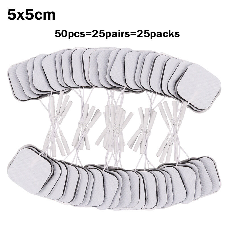 100/50/30/20P TENS EMS Electrode Pads Gel Patch For Electrode Stickers ...