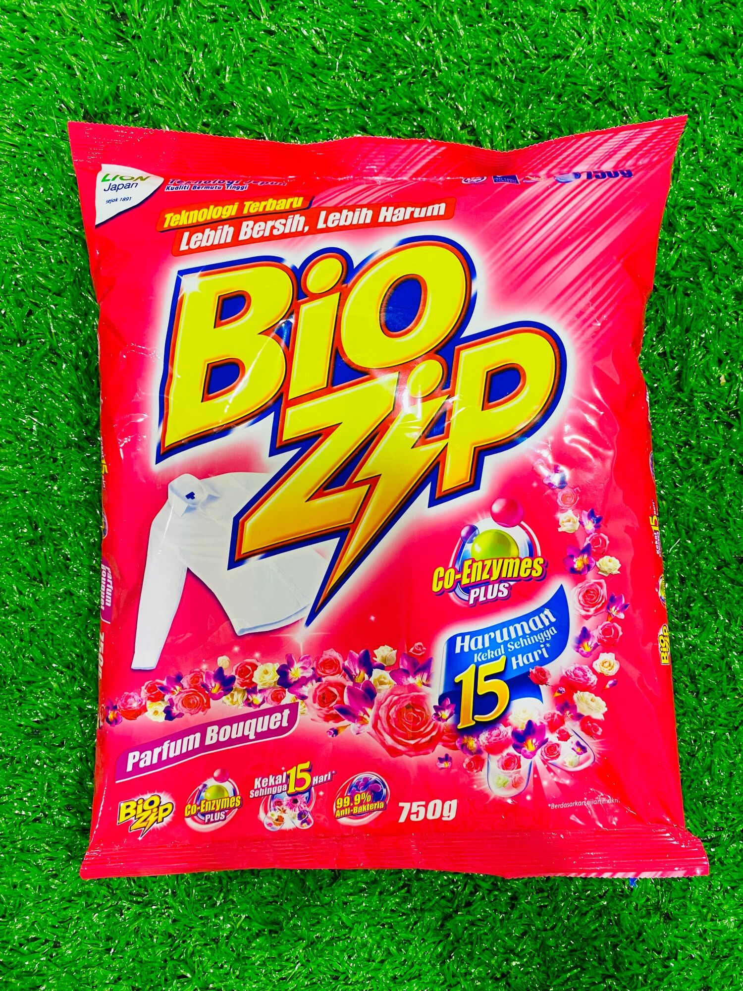 BIO ZIP DETERGENT POWDER 750g [Laundry Powder Detergent] [Serbuk ...