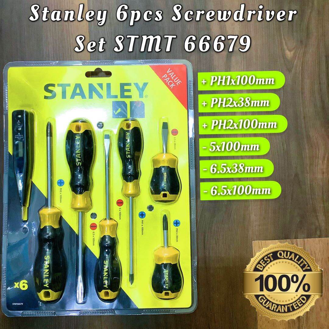 READY STOCK !!! Stanley Screwdriver Set STMT 66672 / Stanley ...