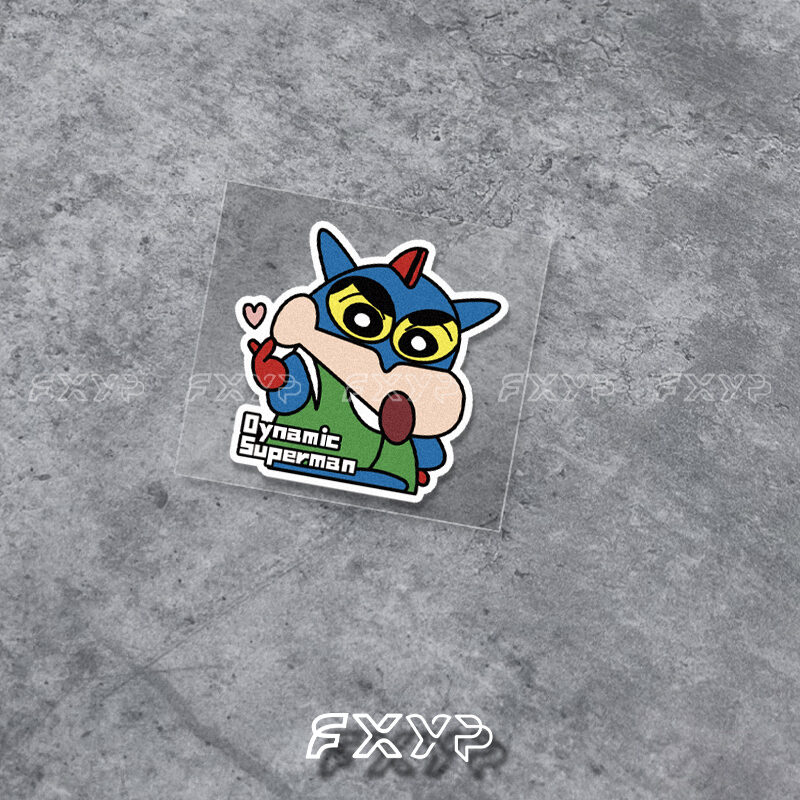 Reflective Stickers for Electric Vehicles Luggage Box Cartoon Character ...