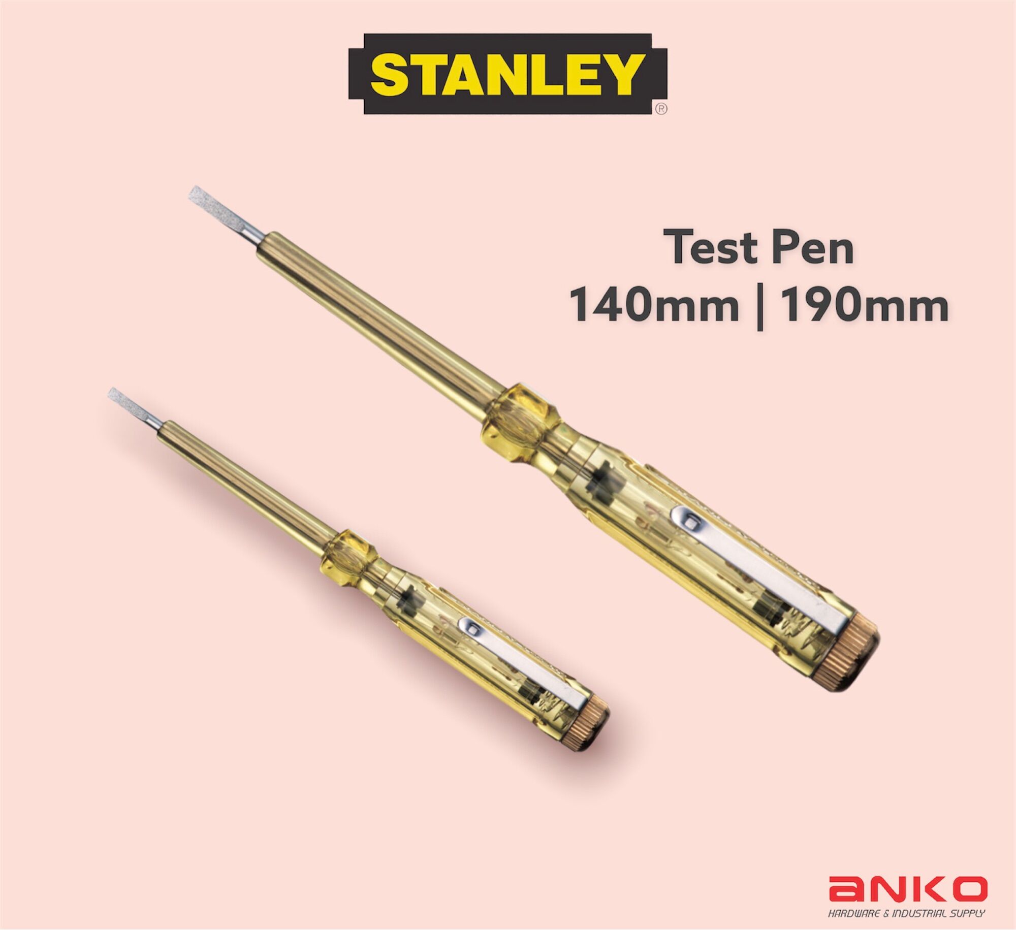 STANLEY TEST PEN | SPARK DETECTING SCREWDRIVER | Lazada