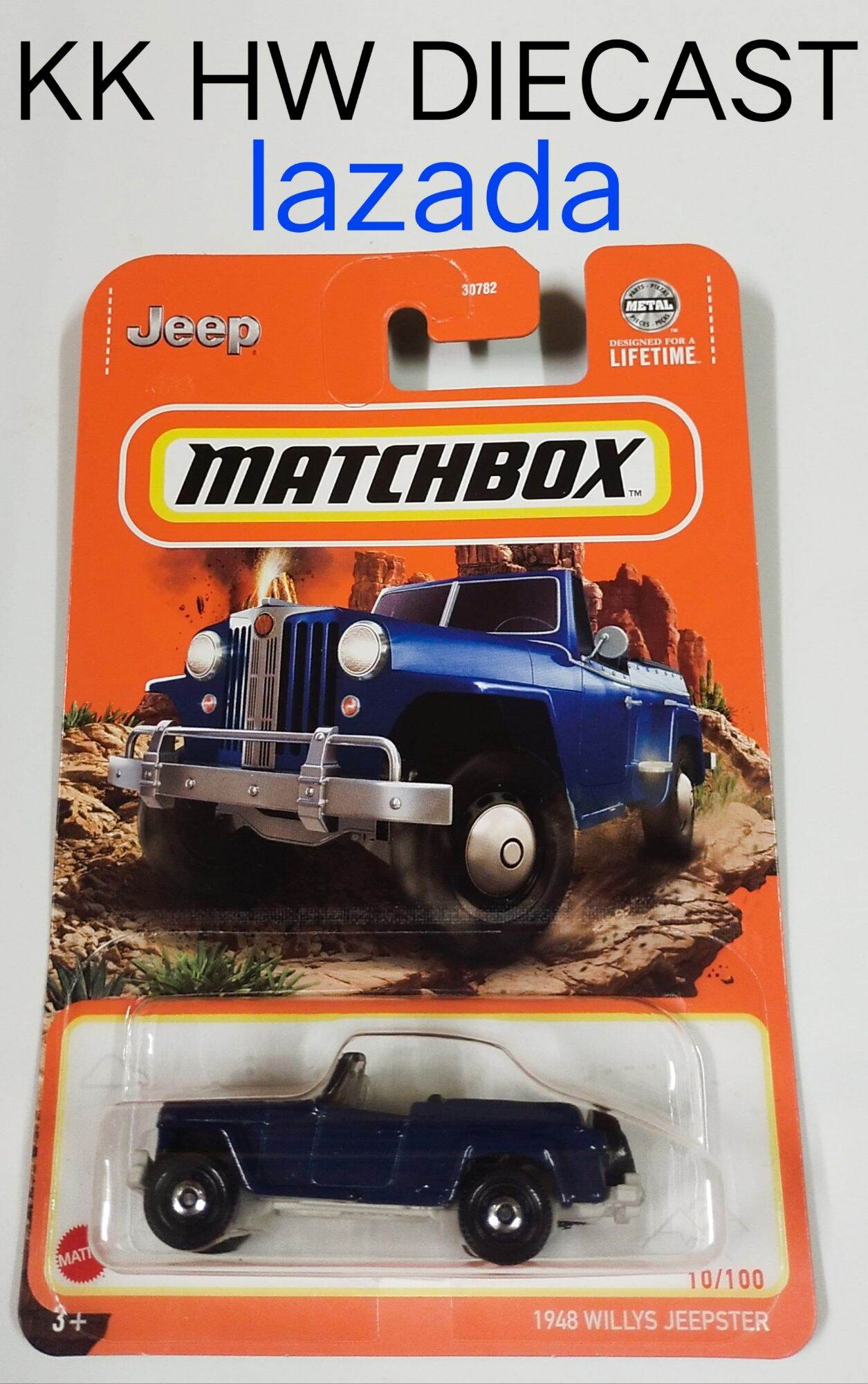 Matchbox 1948 Willys Jeepster Jeep 10/100 toys for boys | Lazada