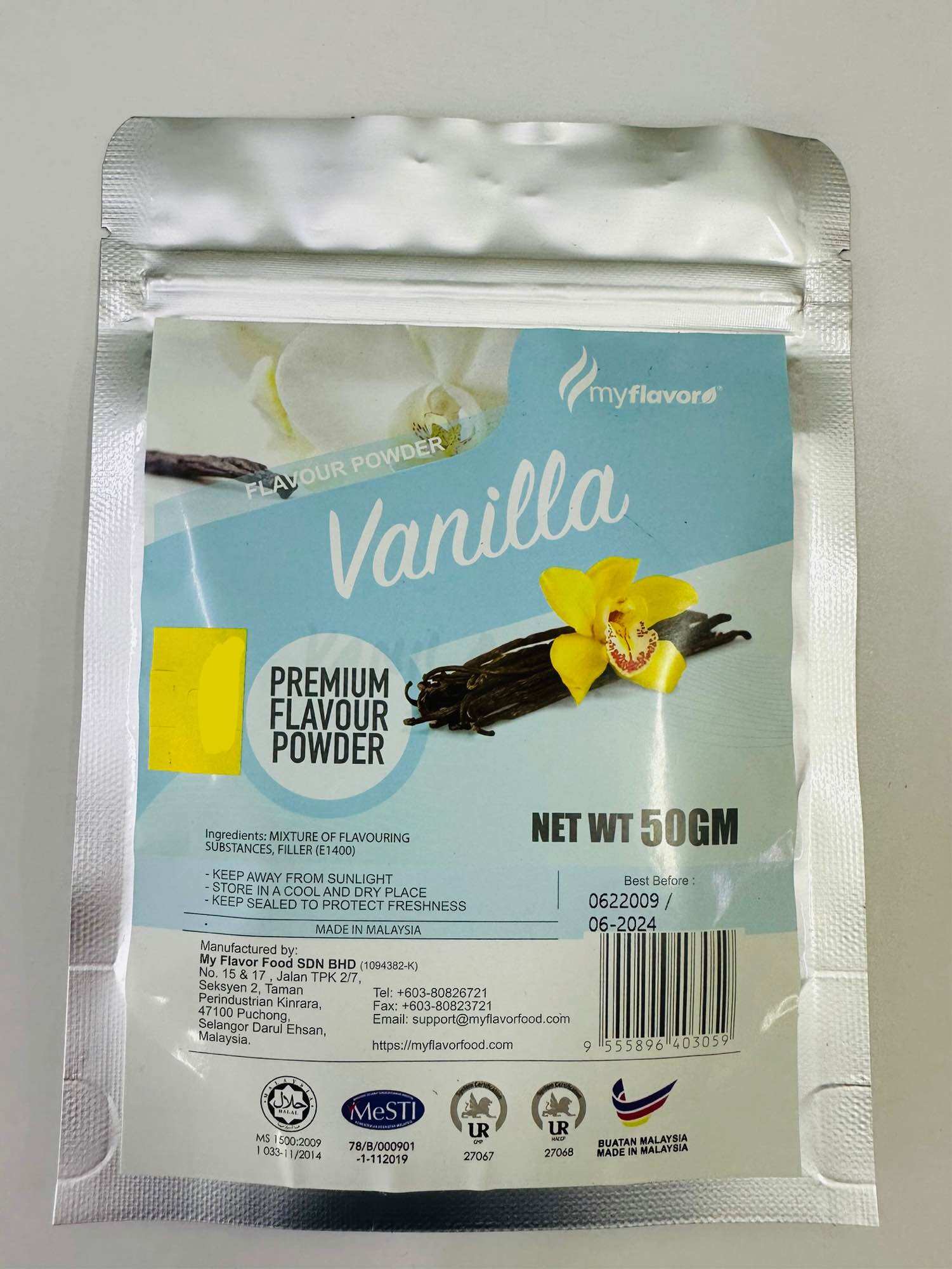 MyFlavor Vanilla Flavour Powder 50gm | Lazada