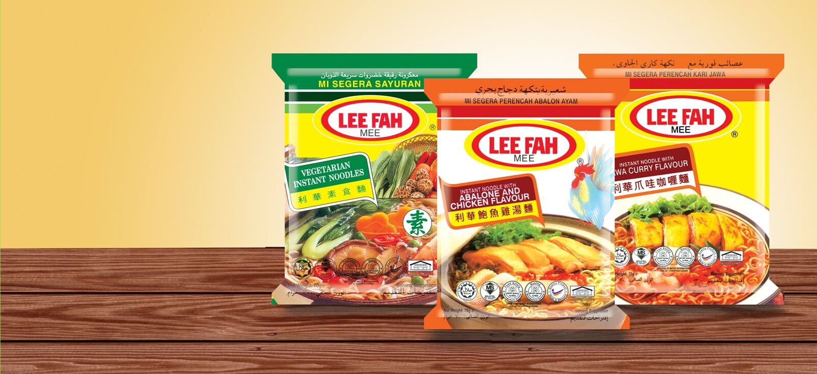 Lee Fah Mee Instant Noodle with Jawa / Abalone / Chicken / Curry ...