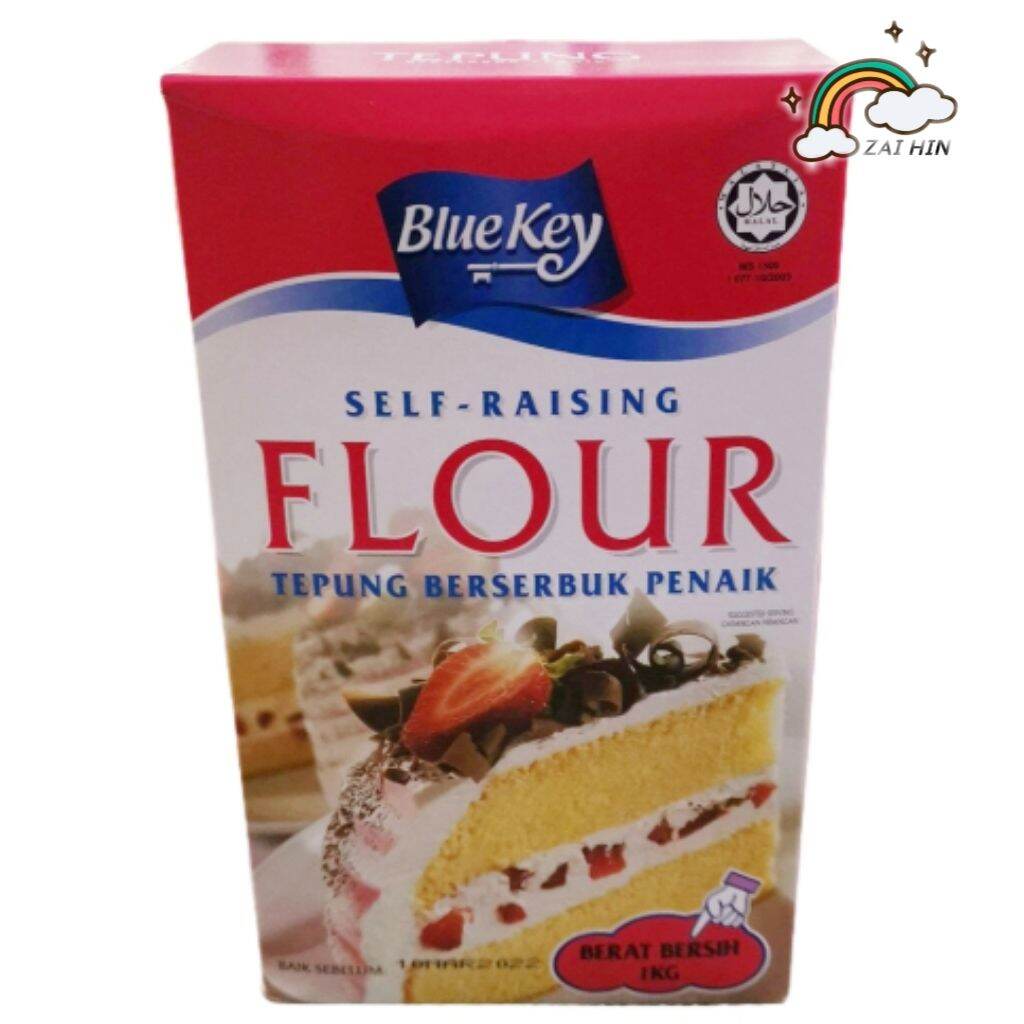 BLUEKEY SELF-RAISING FLOUR TEPUNG BERSERBUK PENAIK 自发面粉 1KG | Lazada