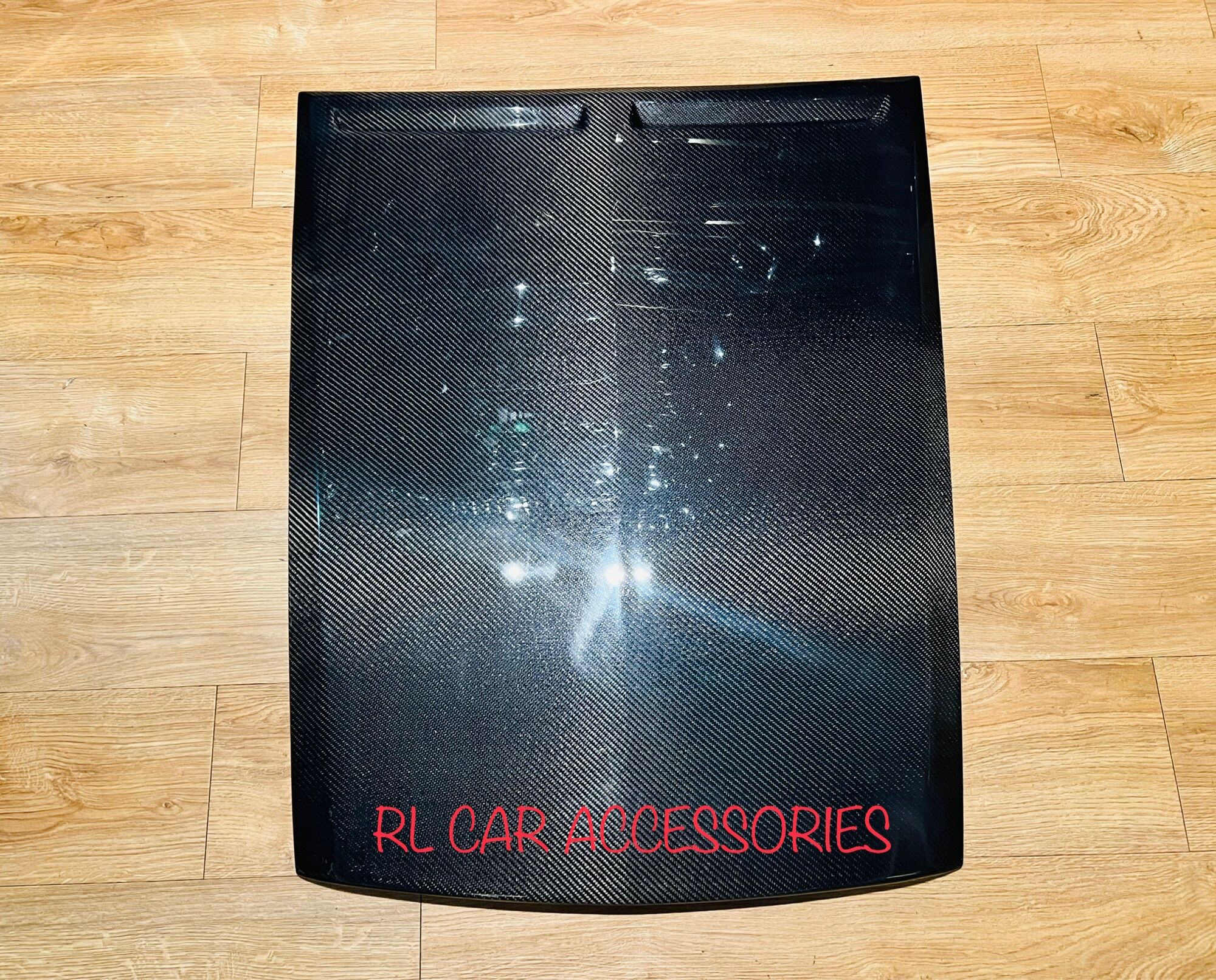 Ford Mustang carbon fiber front center bonnet scoop air vent bonet hood ...