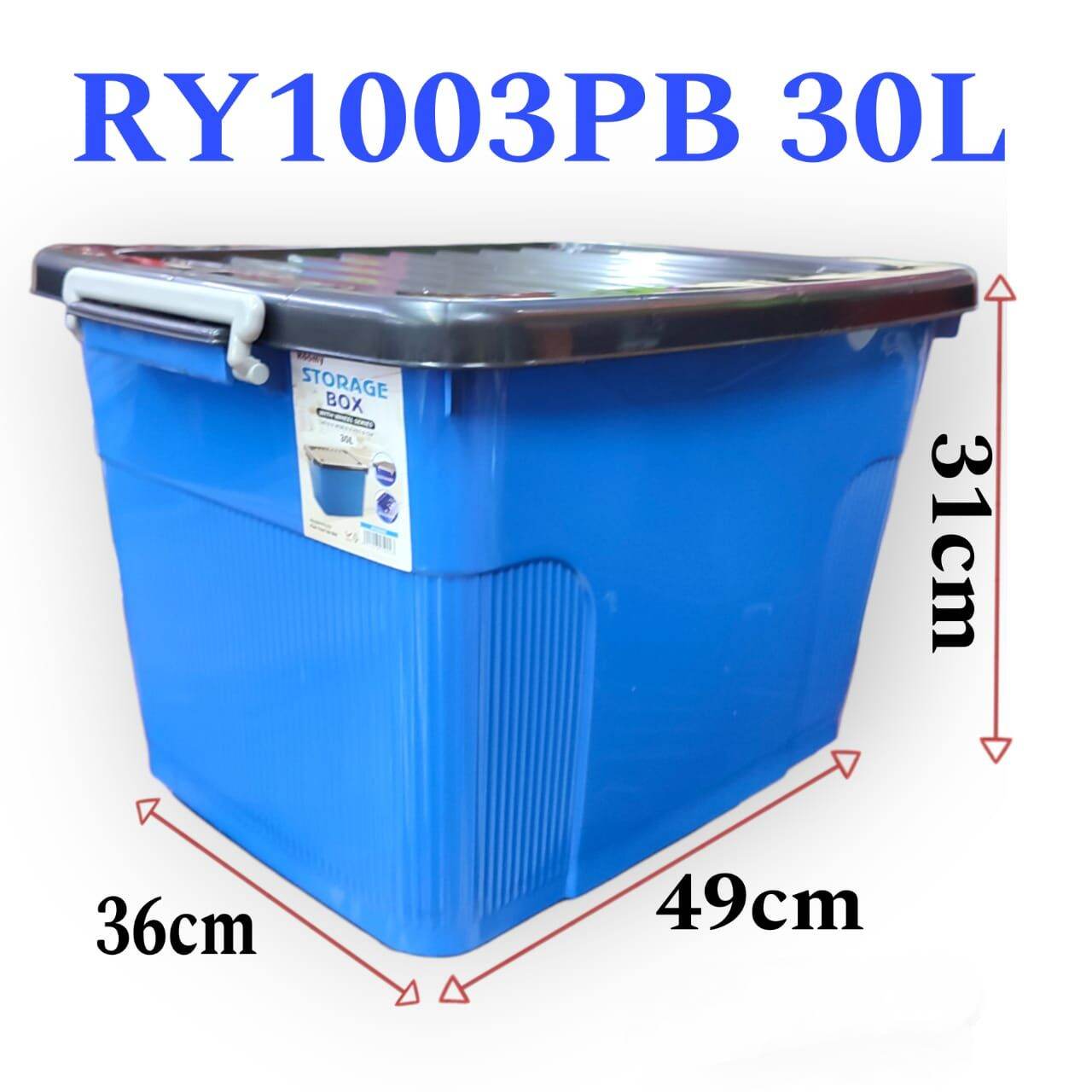 Storage Box 30Liter with Wheels/Box/Kotak Simpanan Dengan roda/ box ...