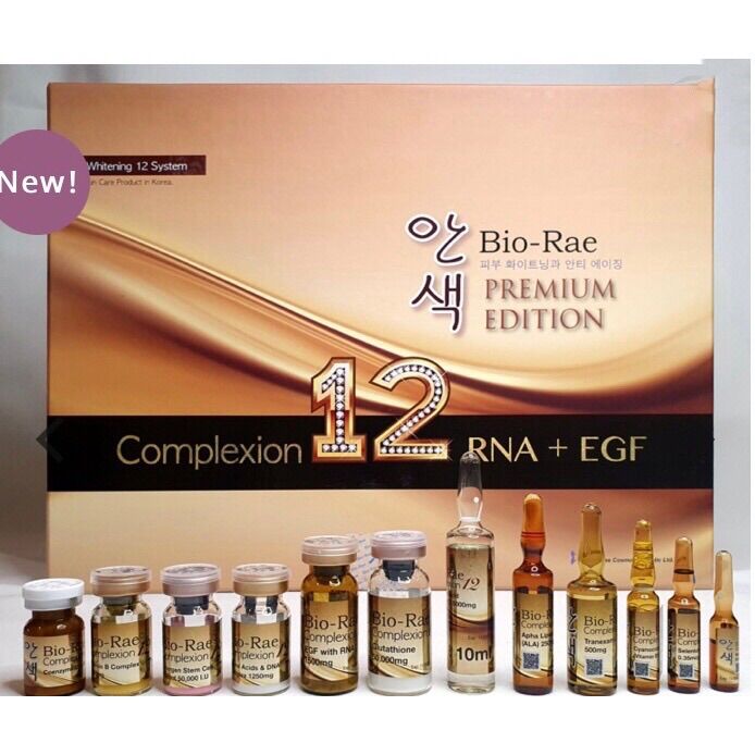 Bio-Rae Premium Edition Complexion 12 RNA + EGF | Lazada