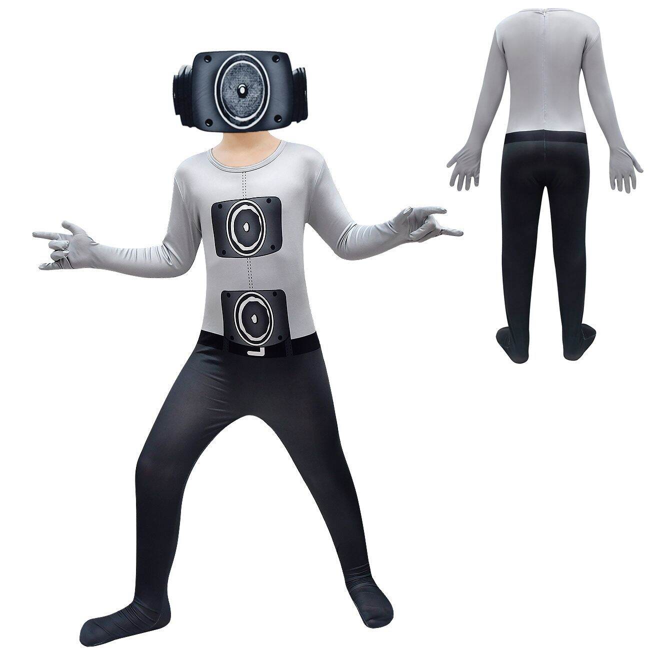 Toilet Man Monitor Man and TV Man Cos Costume Skibidi Toilet Boy's ...