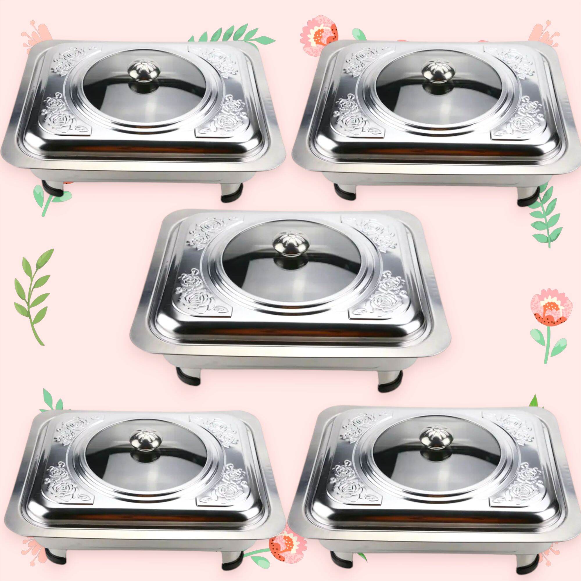 KT WARE 5 set 35x27 BUFFET EMBOSSED / BUFFET TRAY SET / BUFFET FOOD ...