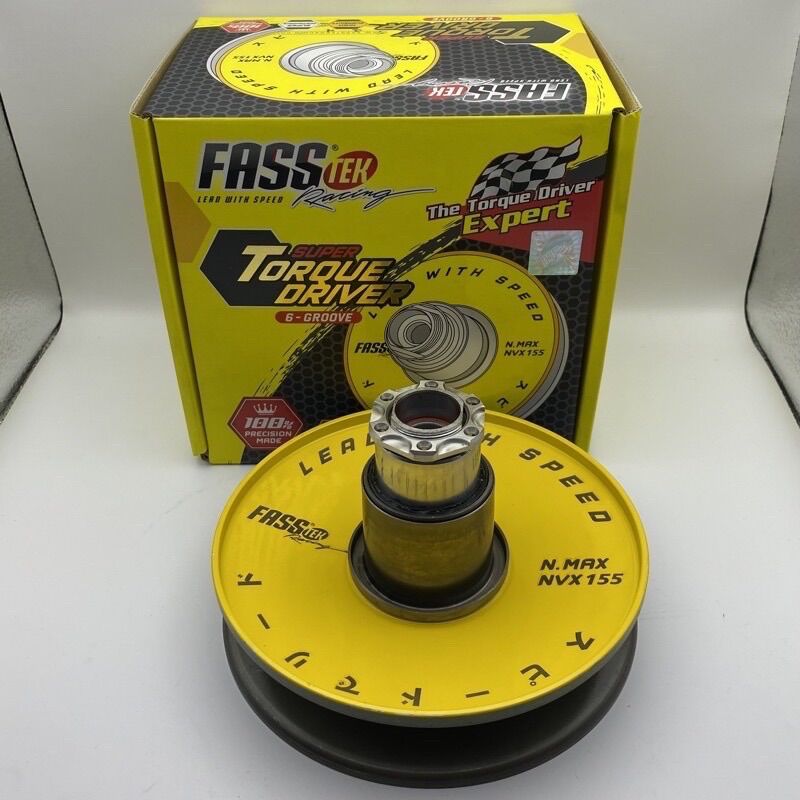 Fasstek Super Torque Drive 6-Groove NVX NMAX Rear Pulley Kit | Lazada