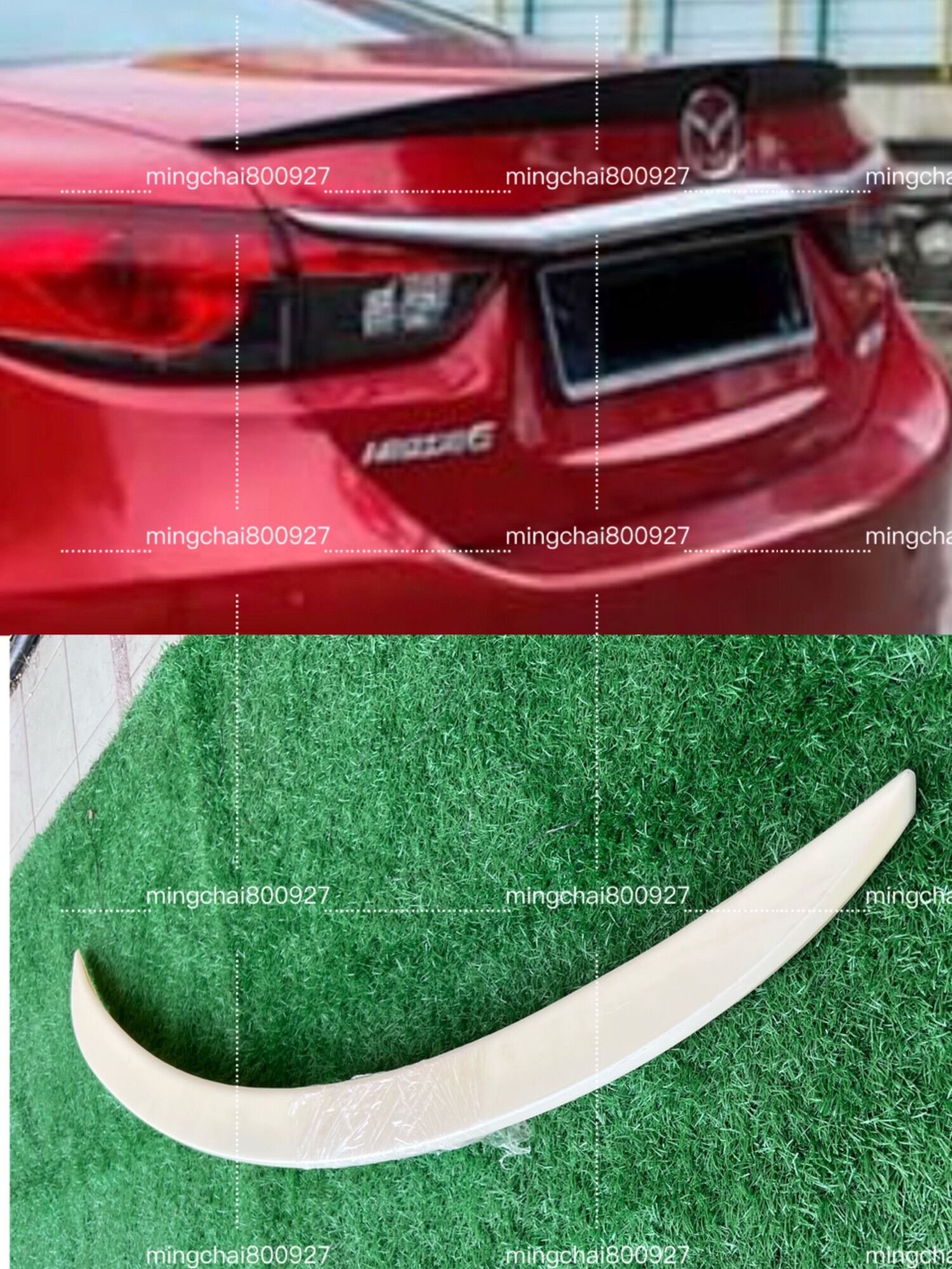 SPOILER MAZDA 6 LIP DUCK TAIL TRUNK WIND ABS MATERIAL READY STOCK TRUNK ...