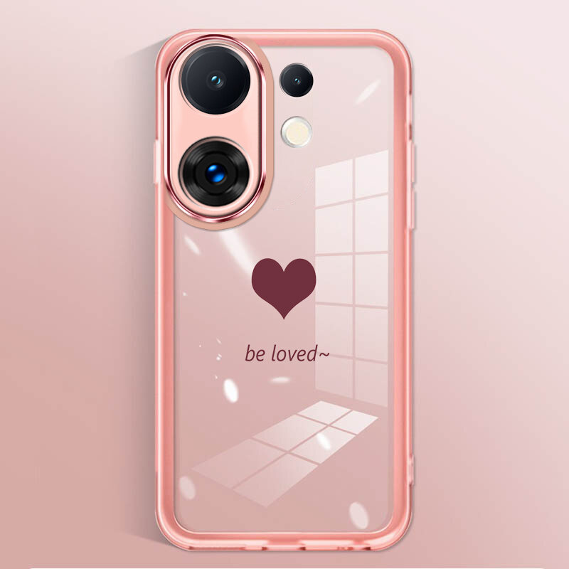 VIVO V60 5G vivo v60 VivoV60 5G Luxury Cute Love Heart Casing Clear ...