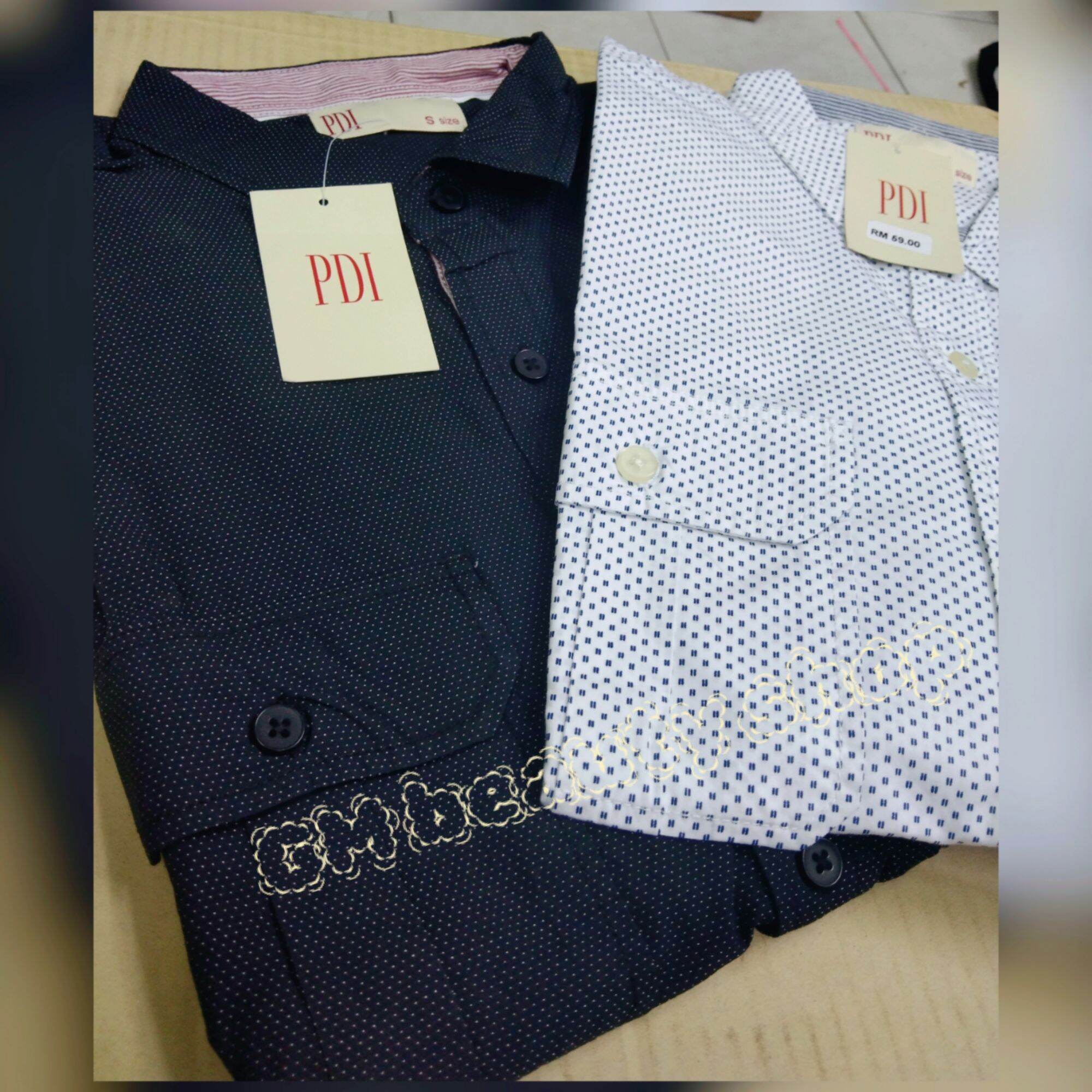 🖤🤍 PADINI LONG SLEEVE SHIRT FOR MEN🖤🤍 BLACK & WHITE 2 COLOURS ONLY | Lazada