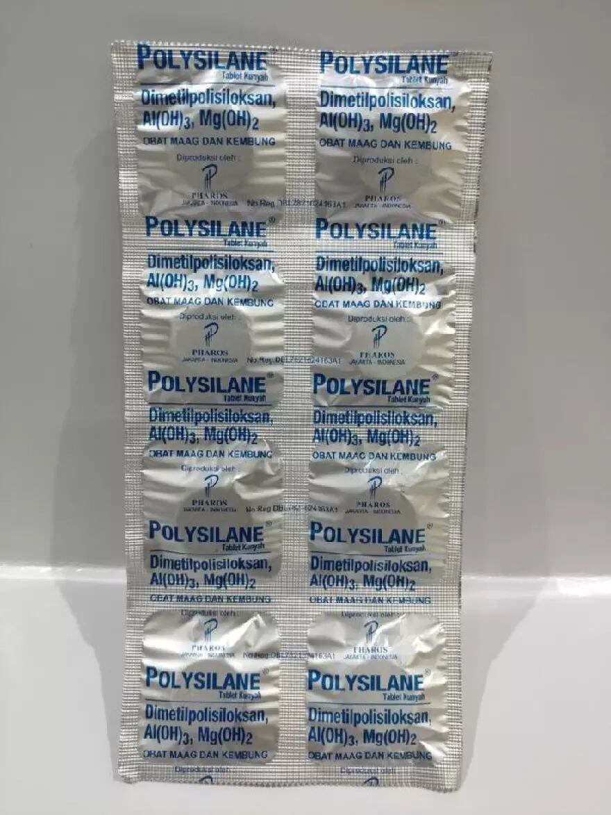 Polysilane - Obat Maag, Kembung, Mual / Polysilane Syrup / Polysilane ...