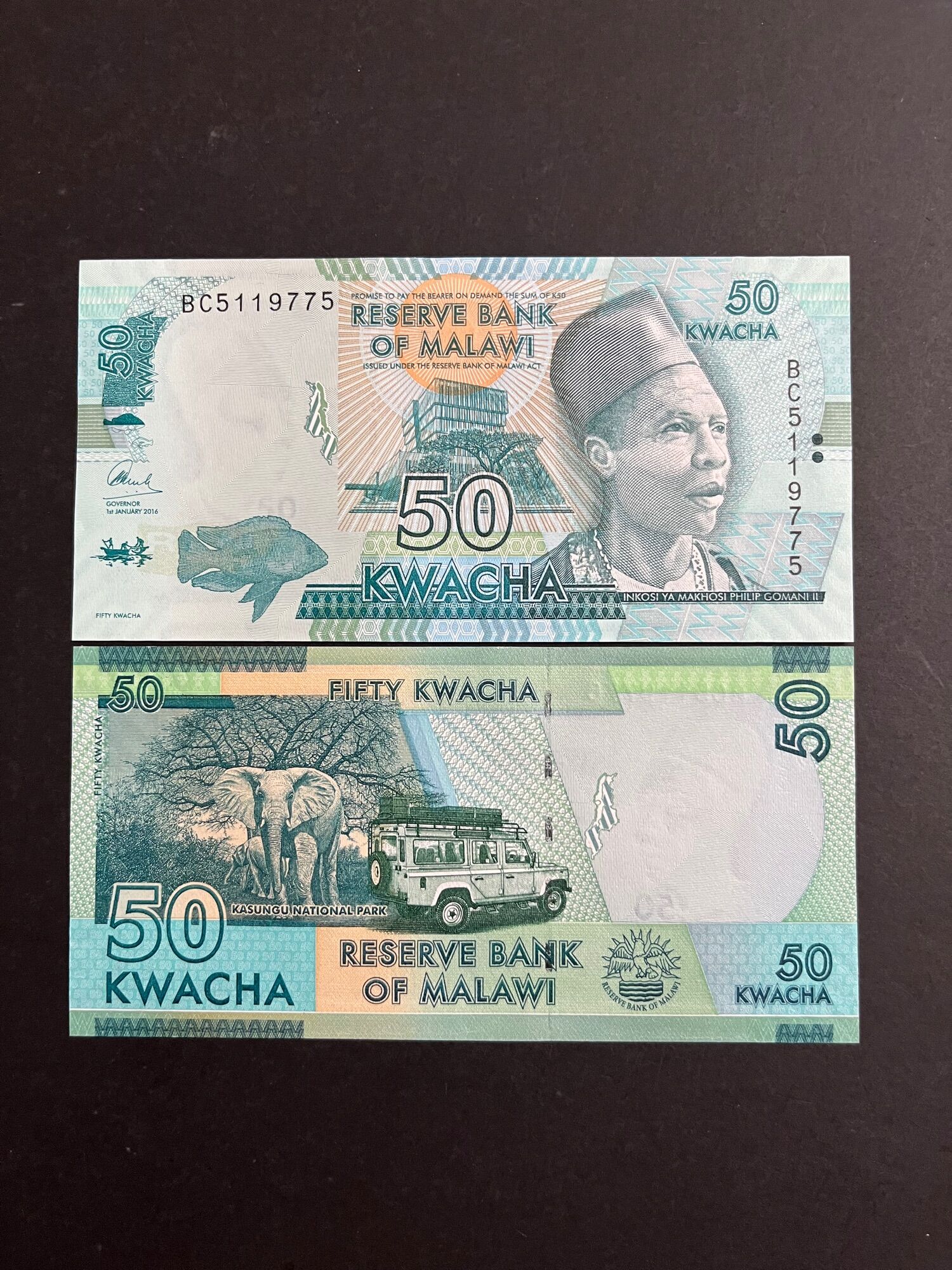 [ BANKNOTE ] MALAWI 50 FIFTY KWACHA BANKNOTE 2019 - UNC | Lazada