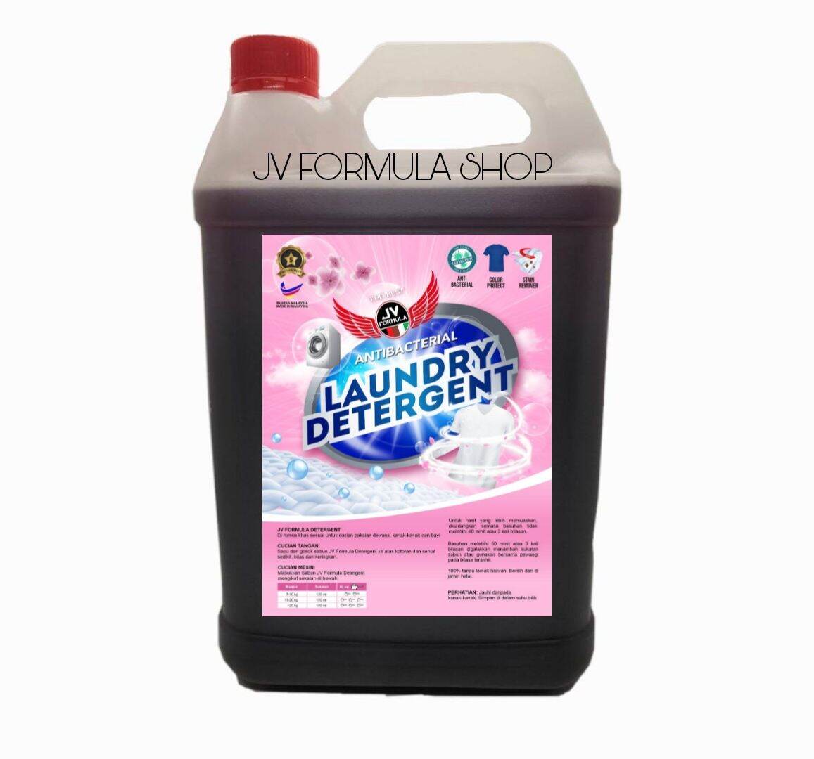 SABUN DOBI 10KG WANGI+PELEMBUT+ANTIBAKTIRIA LIQUID LAUNDRY DETERGENT ...