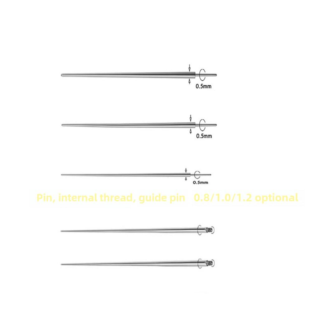Titanium Steel Guiding Needle Piercing Threaded Needle Lip Pin Nose ...