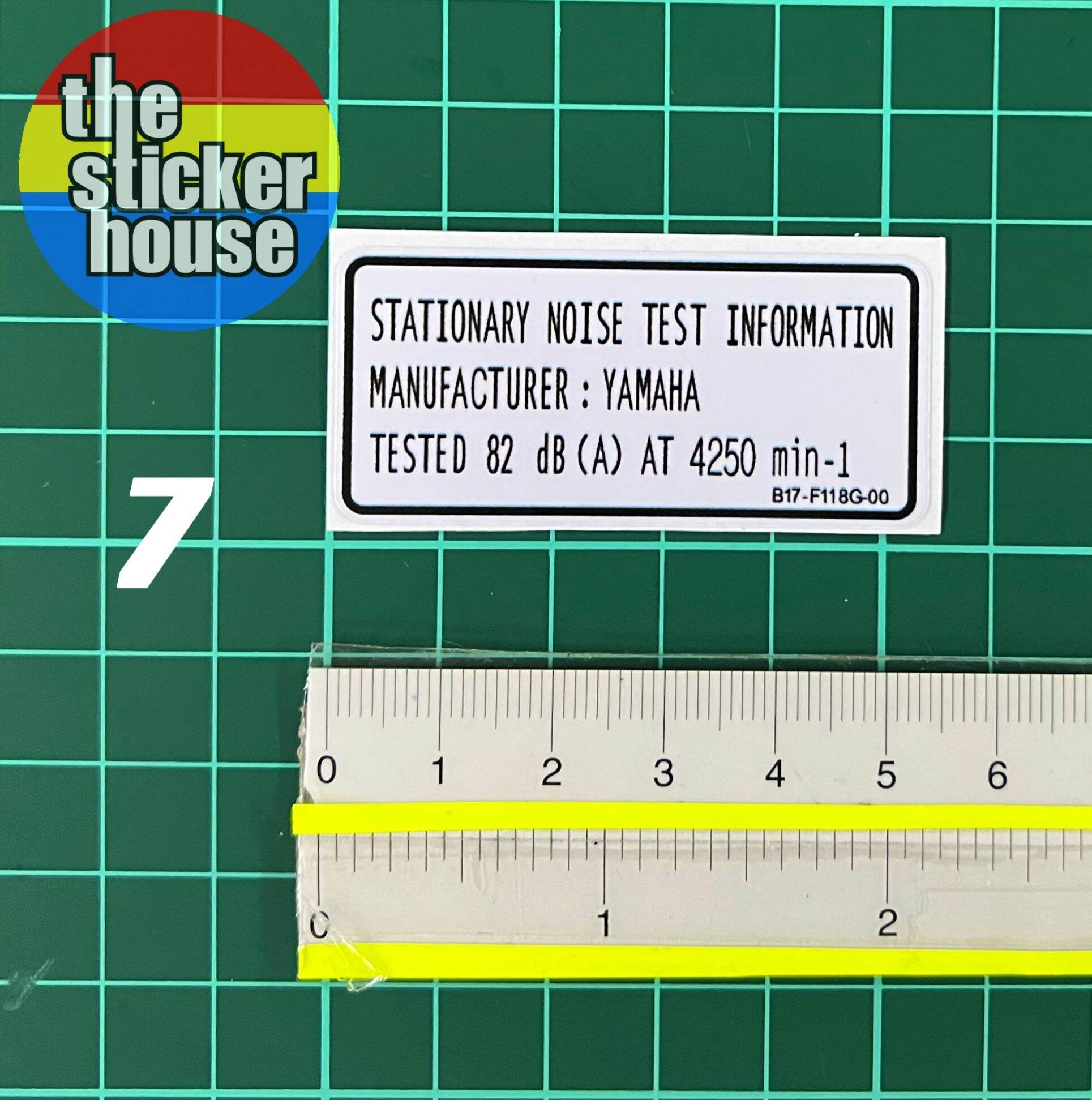 STICKER SWING ARM MOTOR YAMAHA RXZ (AMARAN/AWAS/PERINGATAN/HONG LEONG ...
