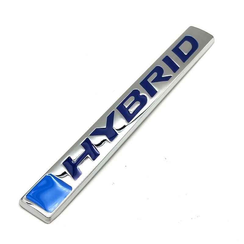 car Hybrid emblem hybird logo kereta rear bonet fender metal quality ...