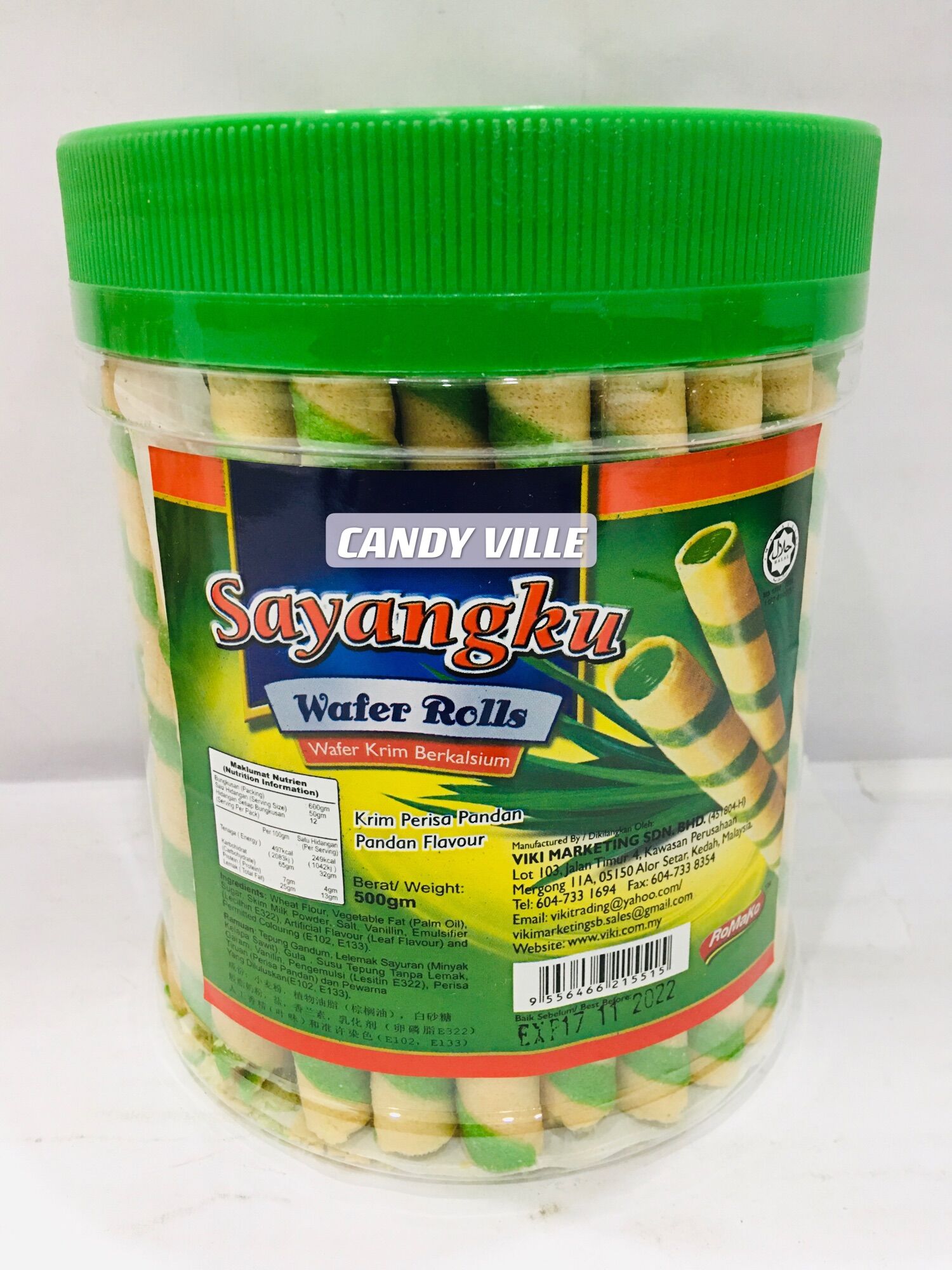 Sayangku Wafer Rolls 500g | Lazada