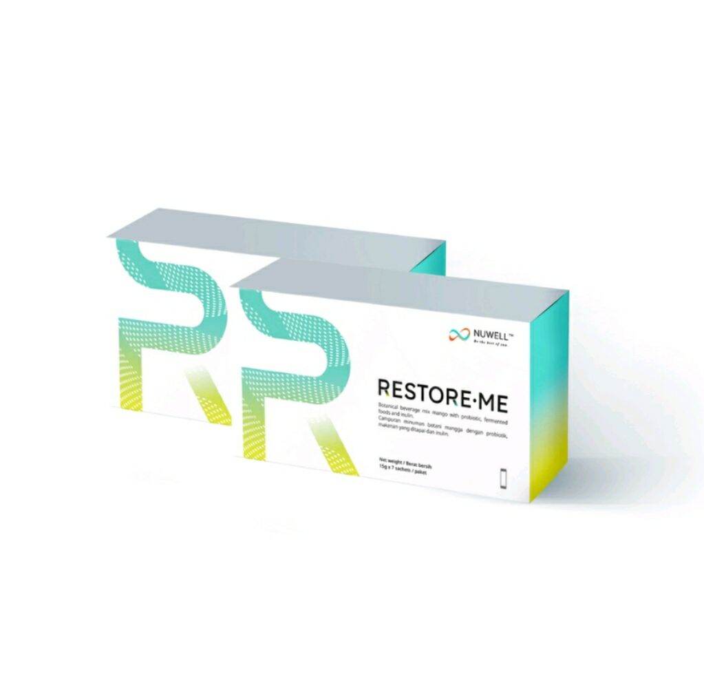 Nuwell RestoreMe 7 sachets 改善肠胃产品 prebiotics probiotics | Lazada