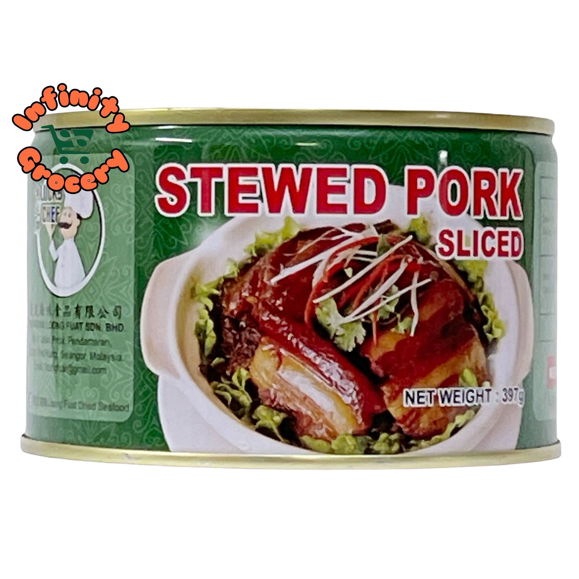 幸运牌 红烧扣肉 | Lucky Chef Stewed Pork Sliced ( 397g ) | Lazada