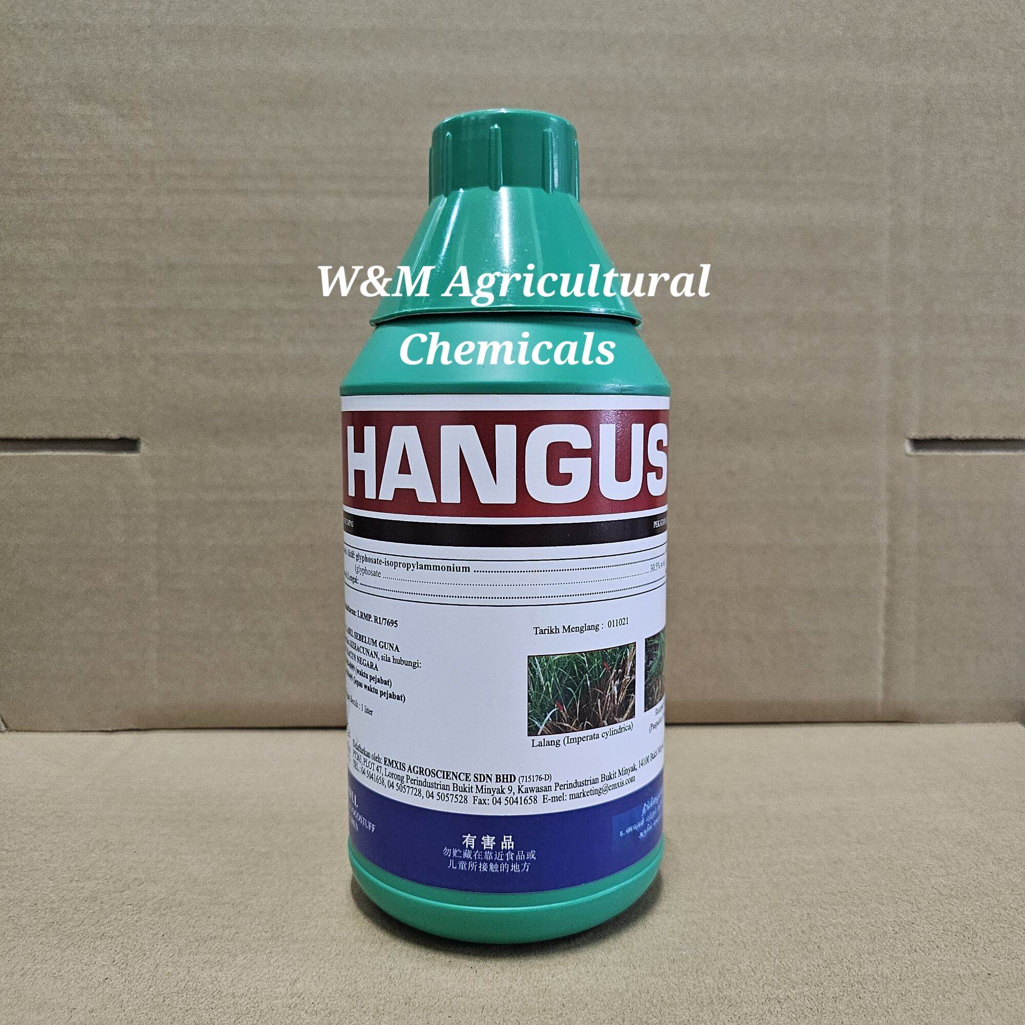 Hangus 1L Glyphosate 41% Untuk Matikan Rumput dan Lalang. Generic to ...
