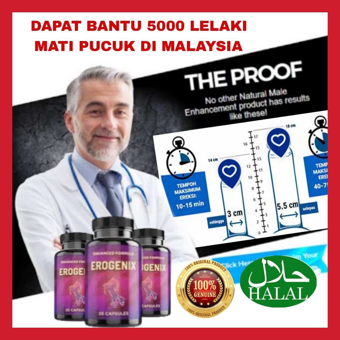 ORIGINAL EROGENIX WITH HOLOGRAM | Lazada