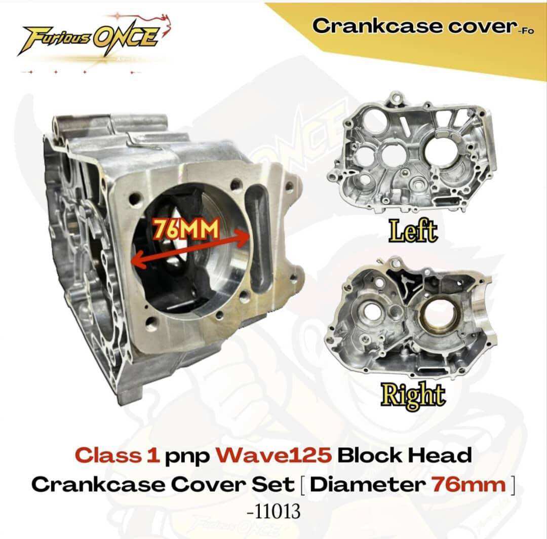 Crankcase Class1 /Ex5 Dream Pnp Block Head Wave125 | Lazada
