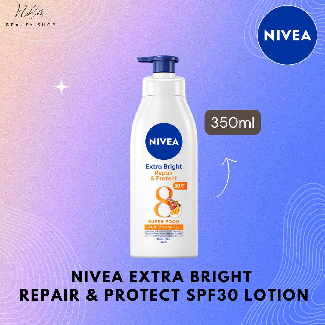 Nivea Extra Bright Repair & Protect SPF30 Lotion 350ml | Lazada