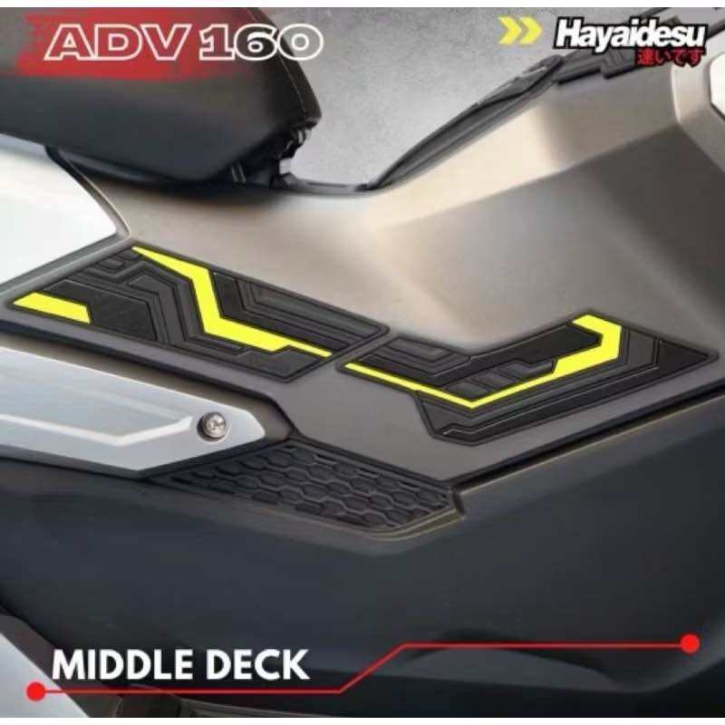 Honda ADV160 Middle Deck Cover ADV 160 Rubber Sticker Protector Inner ...