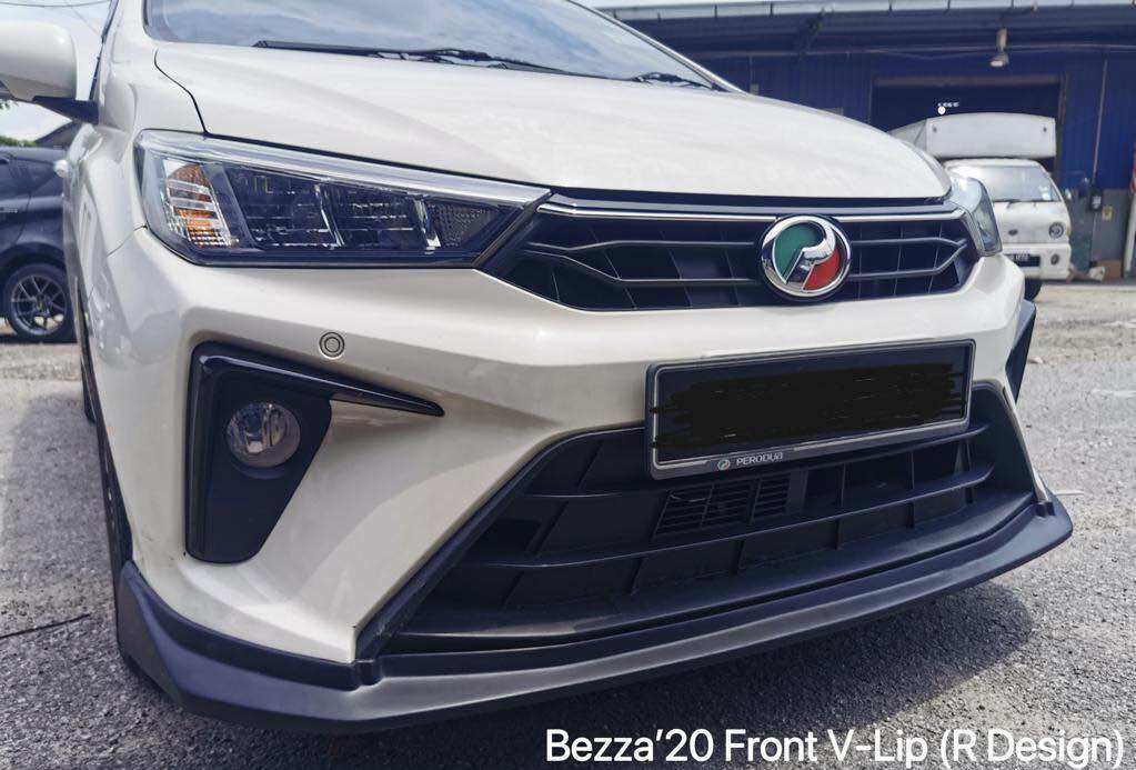 Perodua bezza 2020 2021 2022 R mugen style front bumper lip skirt ...