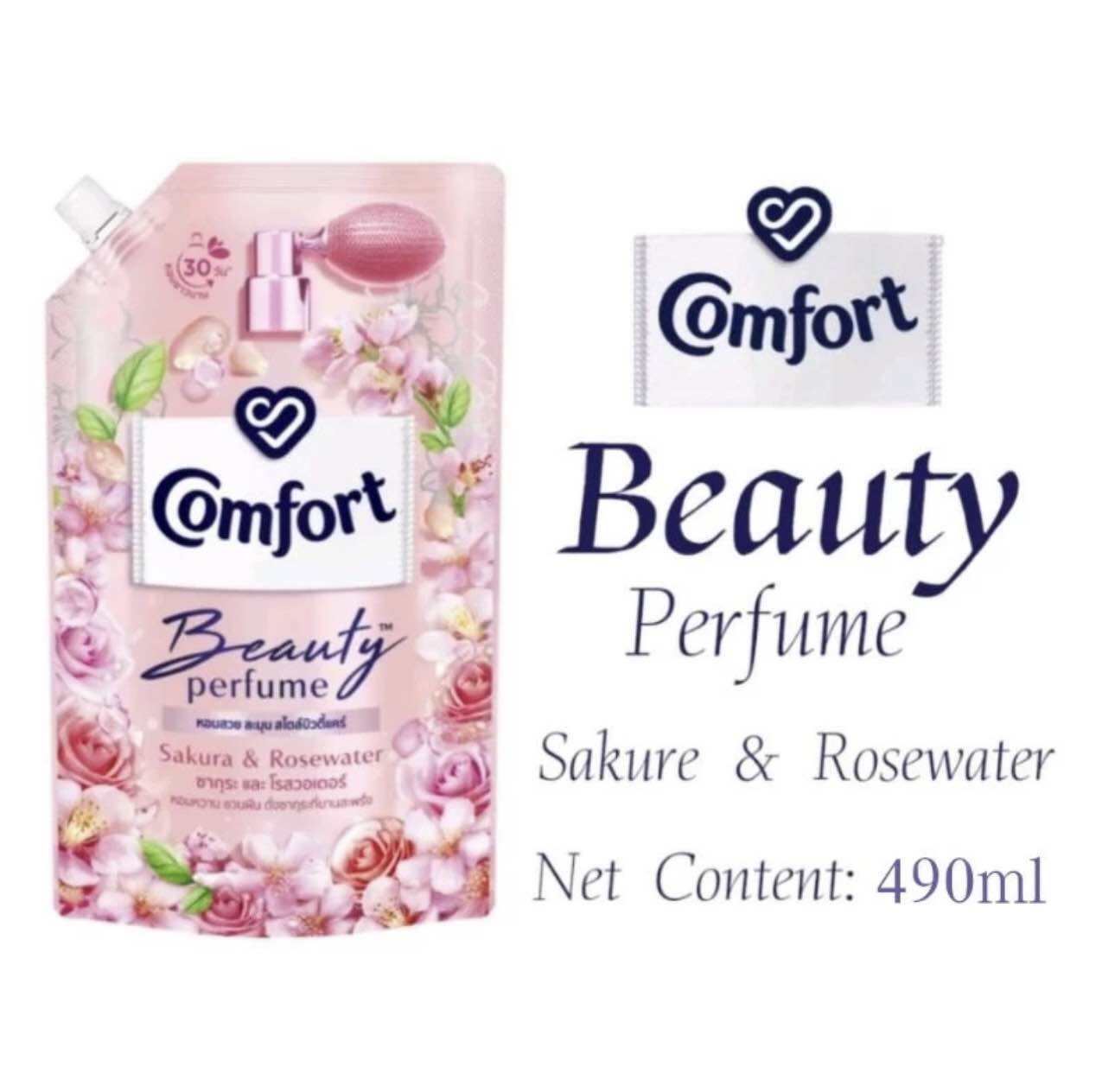 Comfort Beauty Perfume Fabric Softener Sakura + Rosewater and Daisy + Lily 475ml-490ml | Lazada