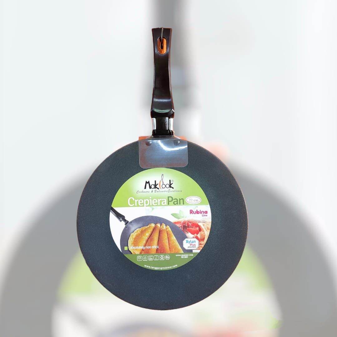 Makcook Crepiera Pan Kuali Leper/ Non stick/ Kuali Lempeng/Kuali Roti ...